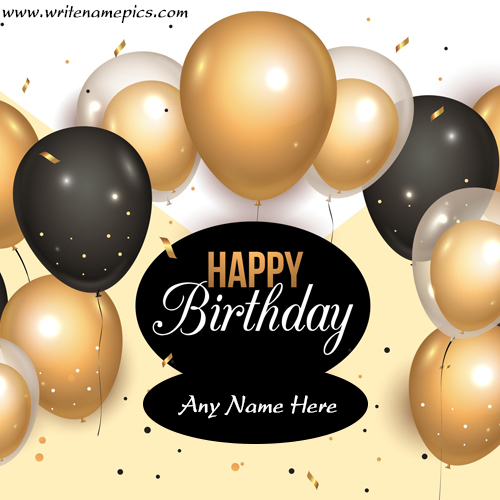 Greeting Happy Birthday Card With Name And Photo Edit Greeting Happy Birthday Card With Name And Photo Edit